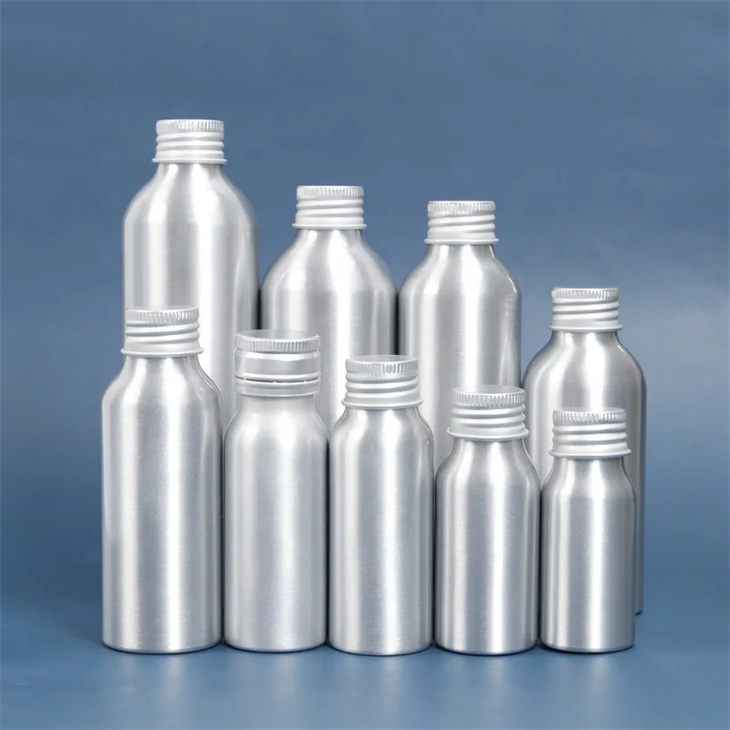 Aluminum Vitamin with Screw Thread Beer Bottles Food Tin Can Bottle ...