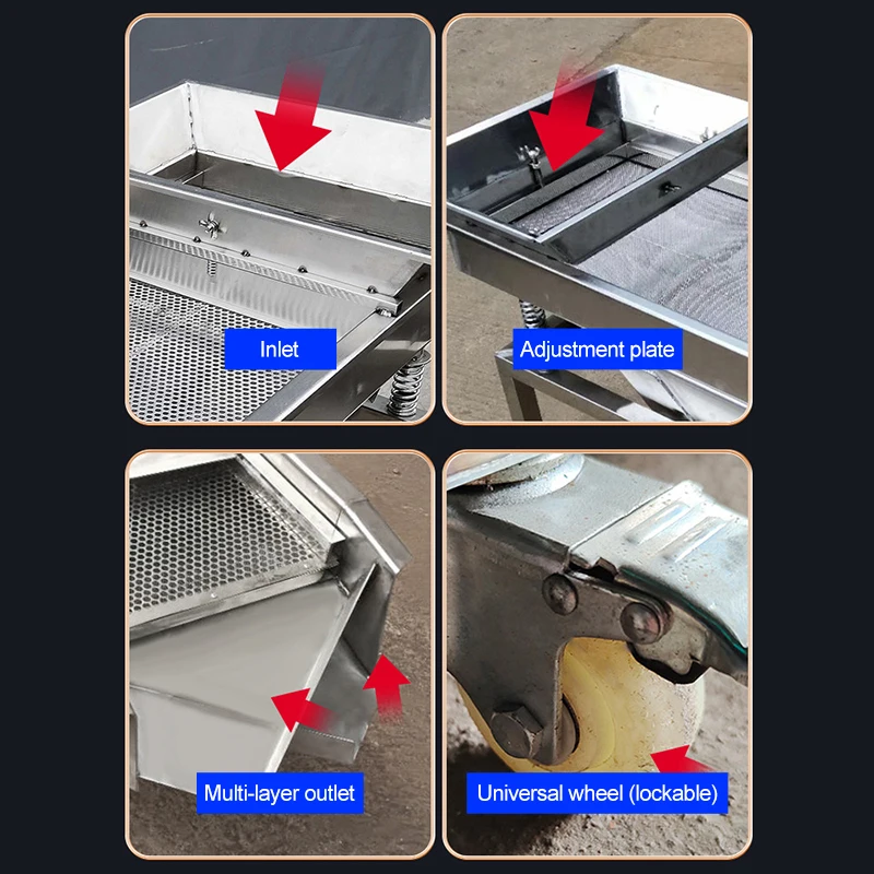 Good Quality Fram Agriculture Cleaning Corn Sorting Linear Sieves ...