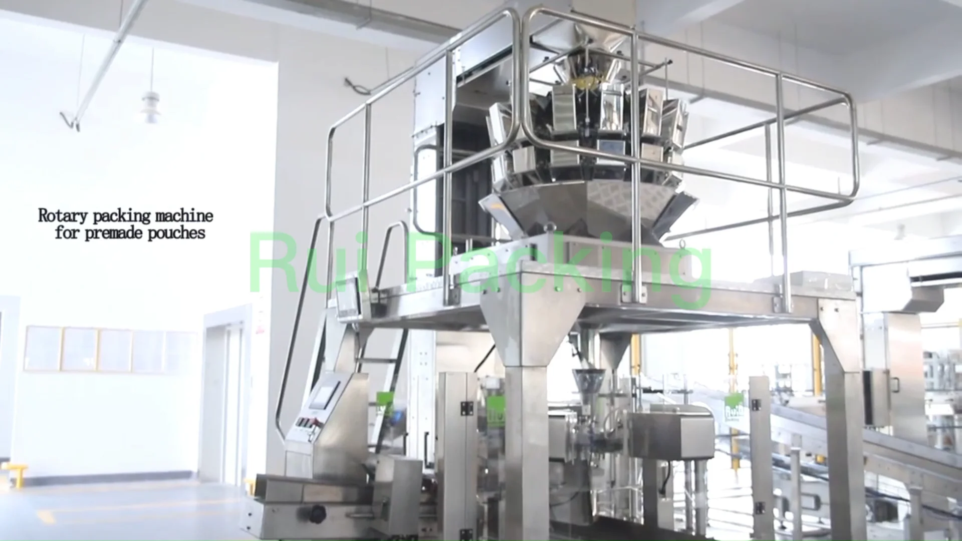 Rui Packing R8-200 Rotary Doypack Pouch Packing Machine With Multihead ...