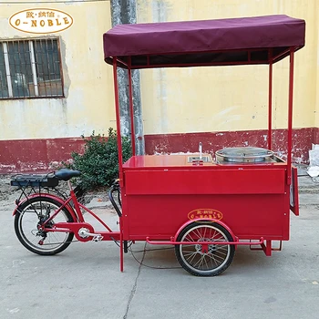 Mobile Electric Food Pancakes Tricycle Cart Hot Sale Food Crepes Bike ...