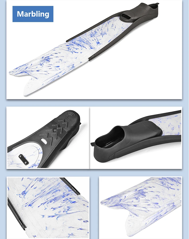Wholesale Diving Fins - Durable, Clear PP TPR Long Fins