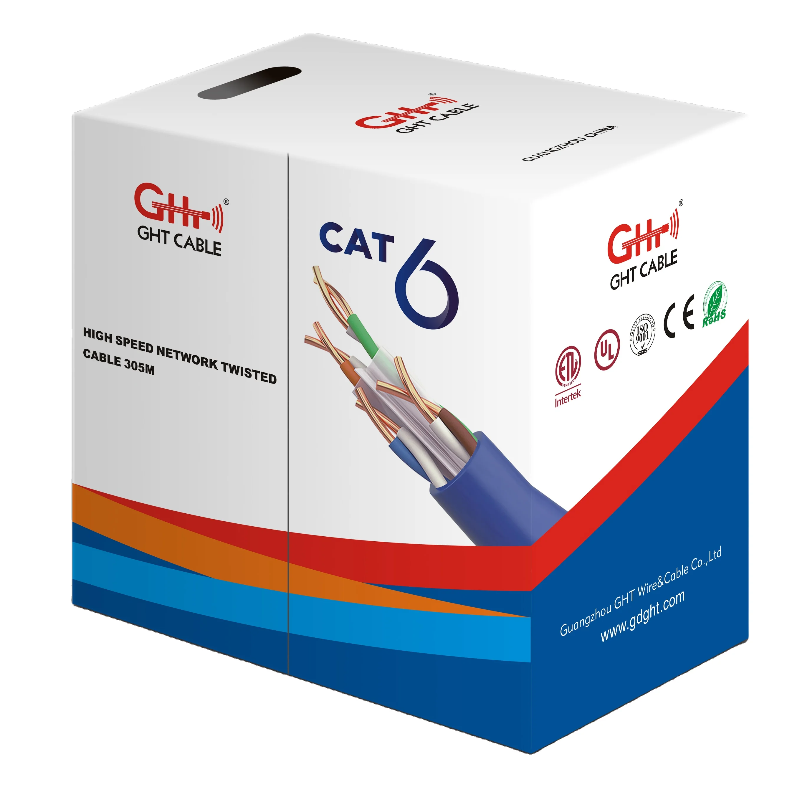 Elite Cat 6 23awg Ethernet Cable Utp Ftp Sftp Pvc 23awg 0.56mm Cca 305m ...