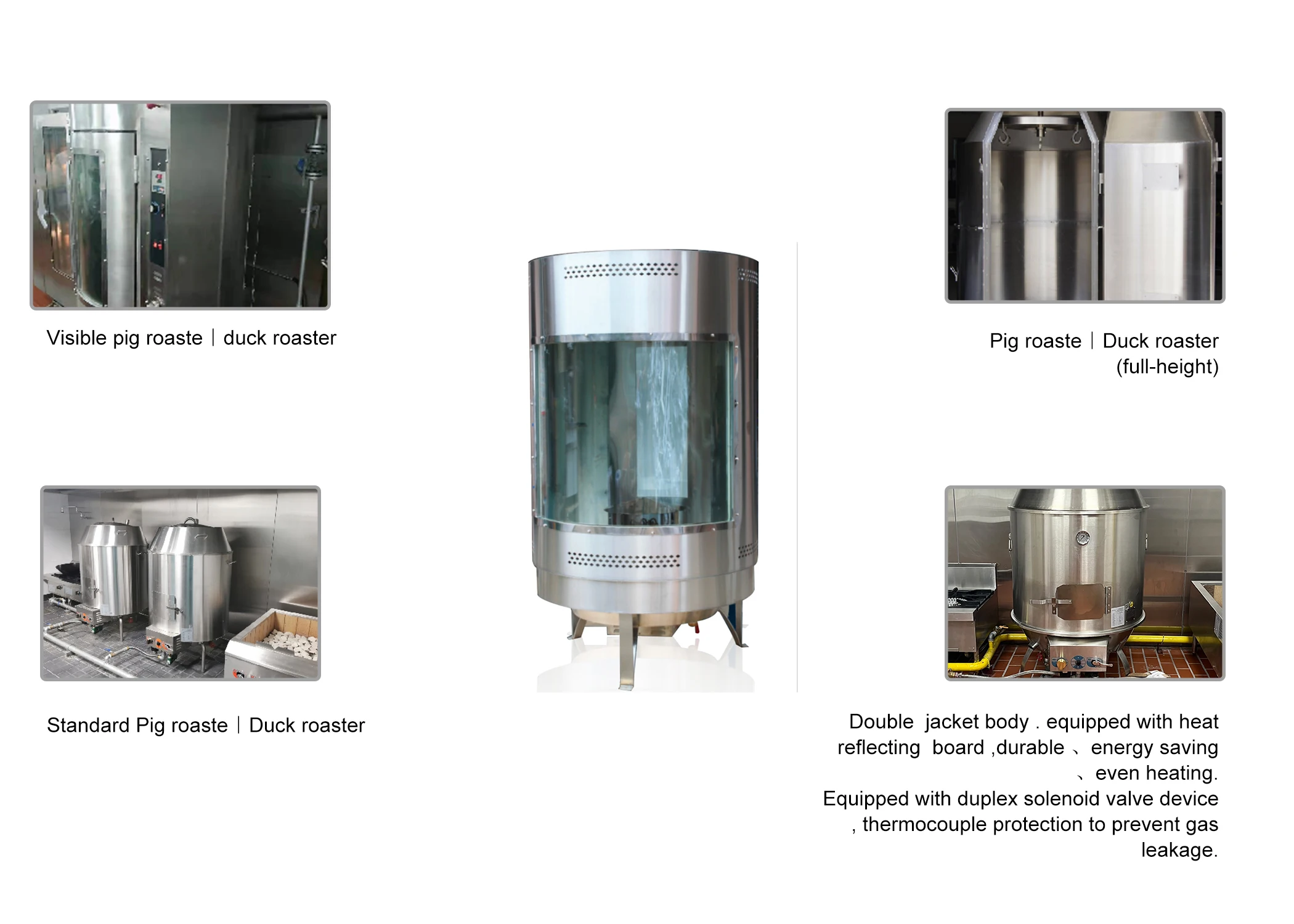 Wholesale Commercial Stainless Steel Duck Roast Oven/duck Roaster Gas ...