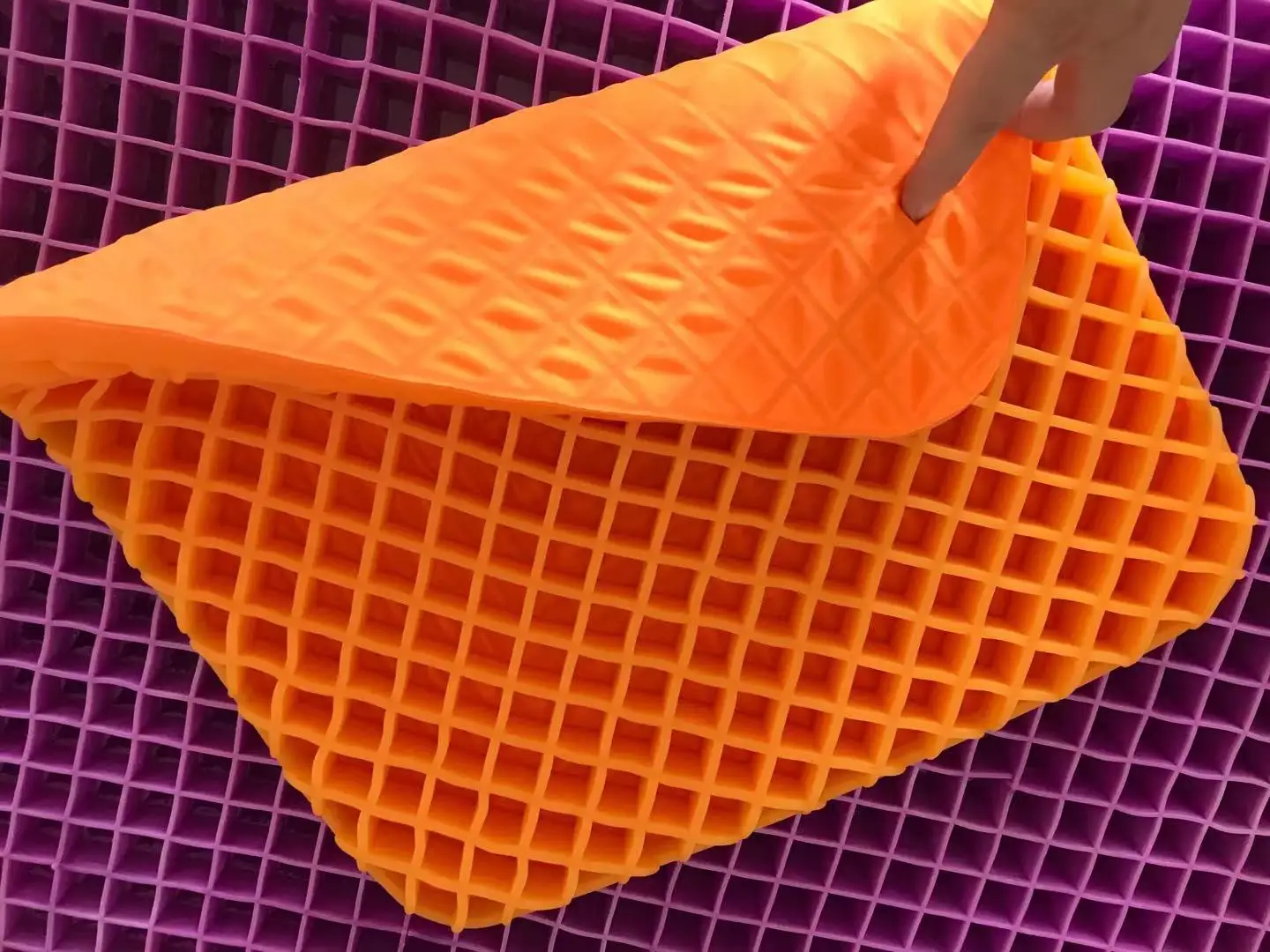 Hottest Double Elastomer Mesh Tpe Balance Cushion Gel Seat Honeycomb ...