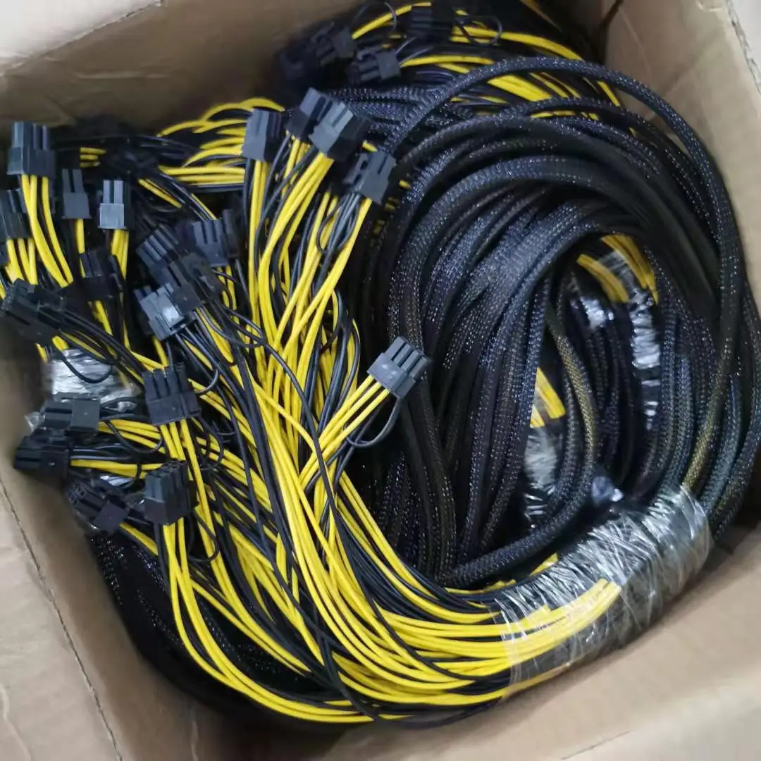 High Quality Pice 6pin To Dual 6+2pin Power Extention Cables For ...