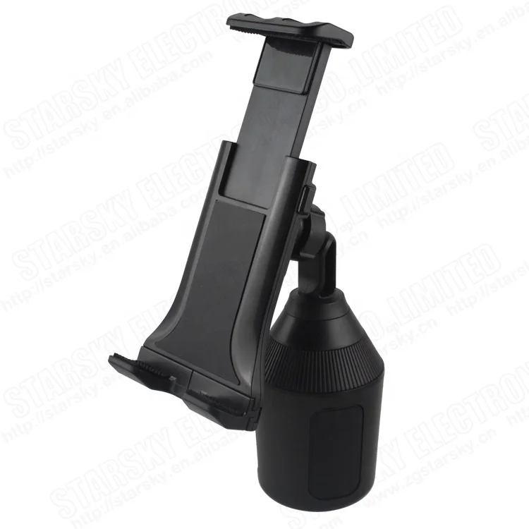 Car Cup Holder Tablet Mount For 3.5-10.1" Ipad & Phone,Universal Truck ...