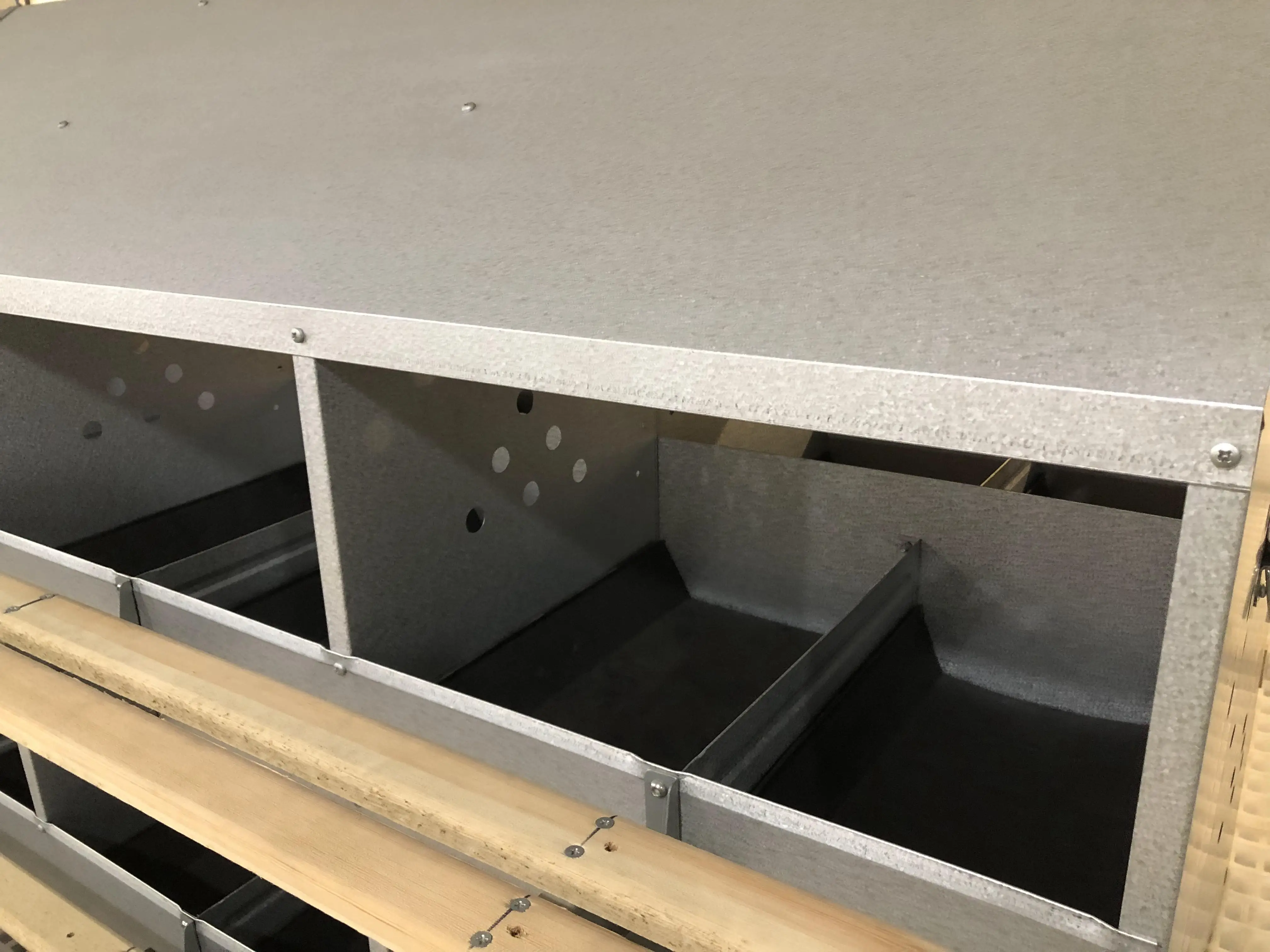 Layer Poultry Nesting 24 Holes Boxes Chicken Laying Nest Box