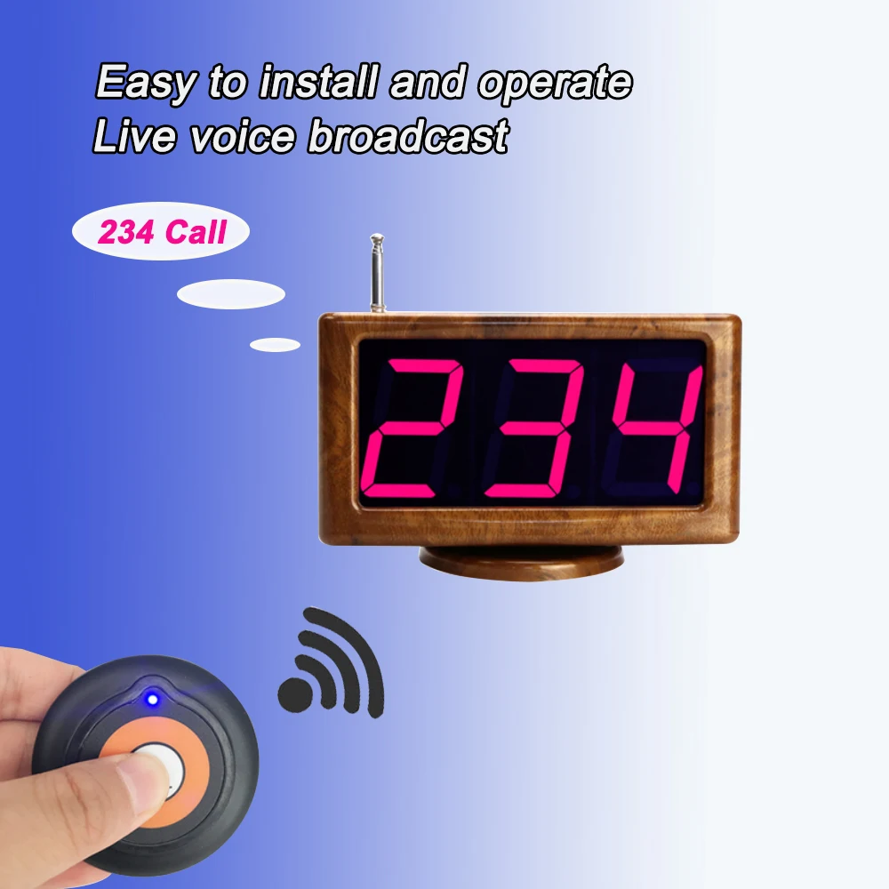 Catel New Sets Of Wireless Calling System Transmitter Receiver Service ...