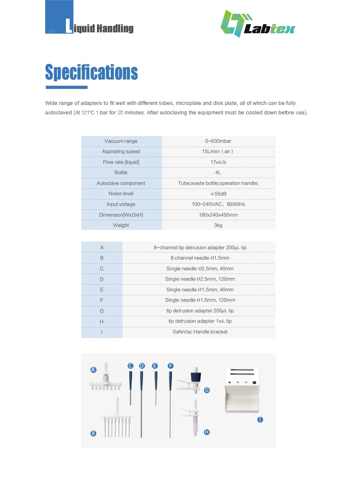 Labtex Safevac 4l Laboratory Vacuum Aspiration System Vacuum Controlled ...