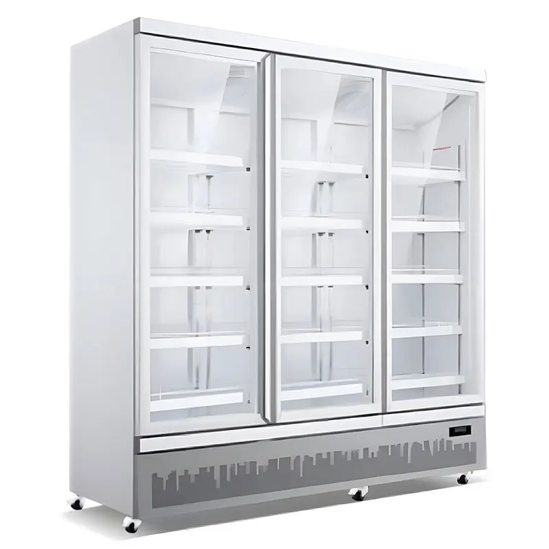 Cold Beverage Display Cooler Retail Shop Chiller Upright Freezer ...