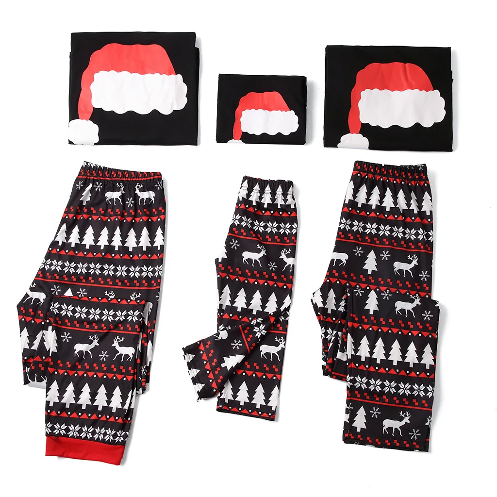 Custom Winter Kids Couple Plus Size Christmas Sublimation Pyjamas Set ...