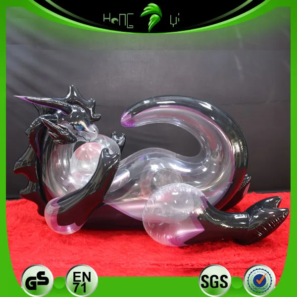 Hongyi Toy Inflatable PVC Toys Custom Inflation Transparent Dragon ...