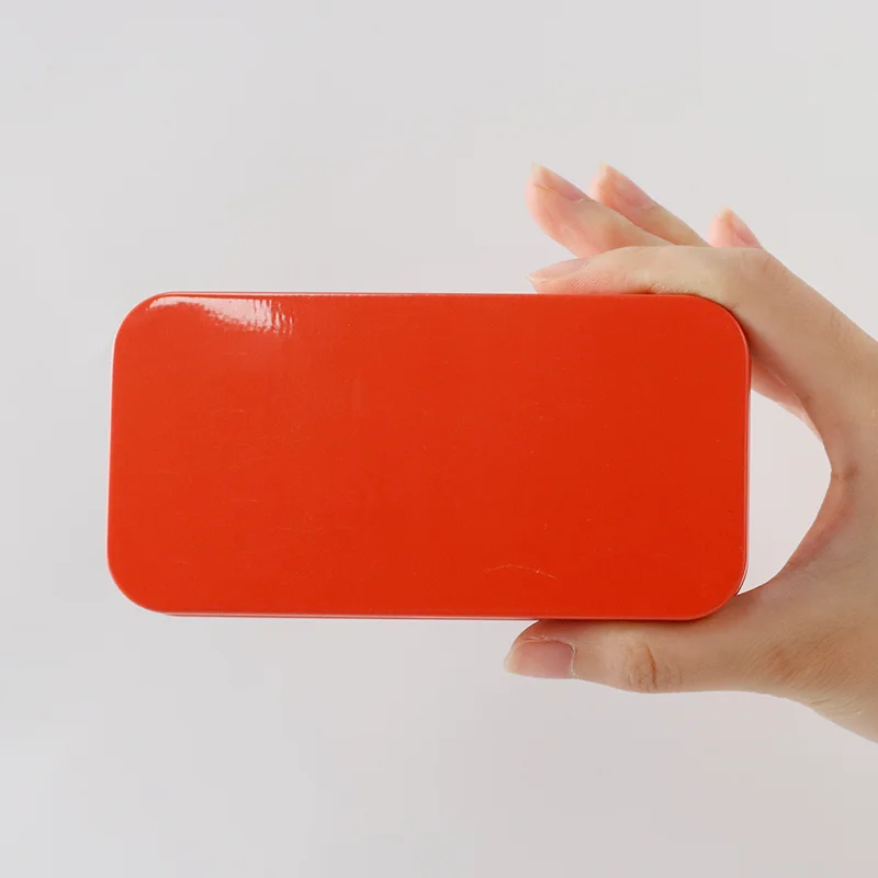 Custom Small Rectangular Black Hinged Lid Packaging