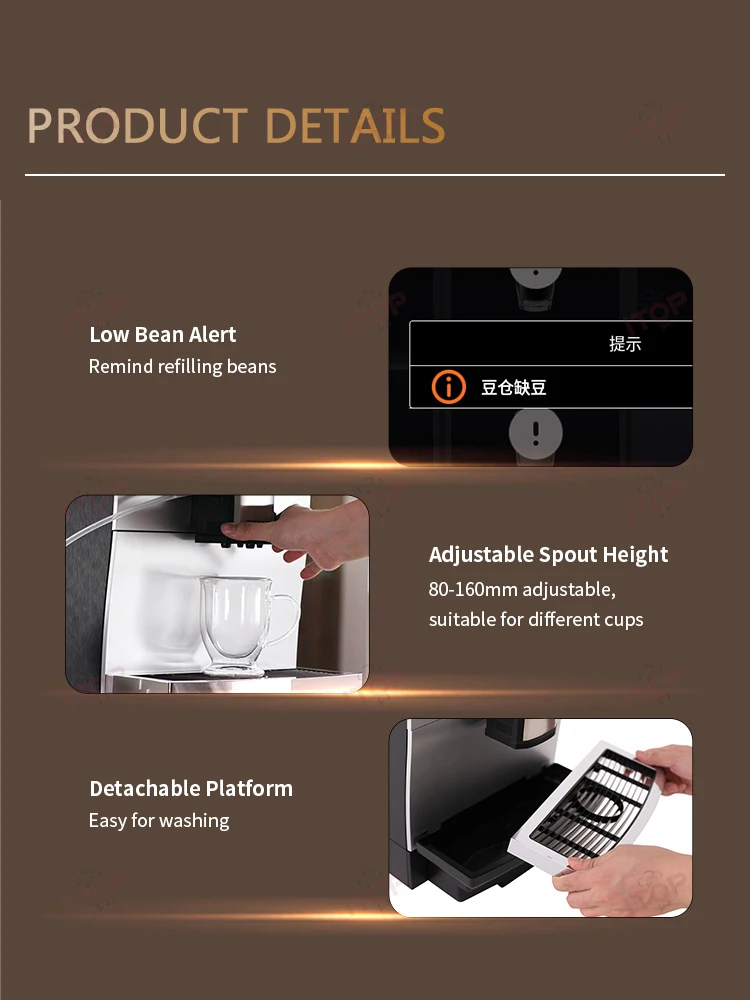 ITOP Commercial Full-Automatic Coffee Machine - Italian Style