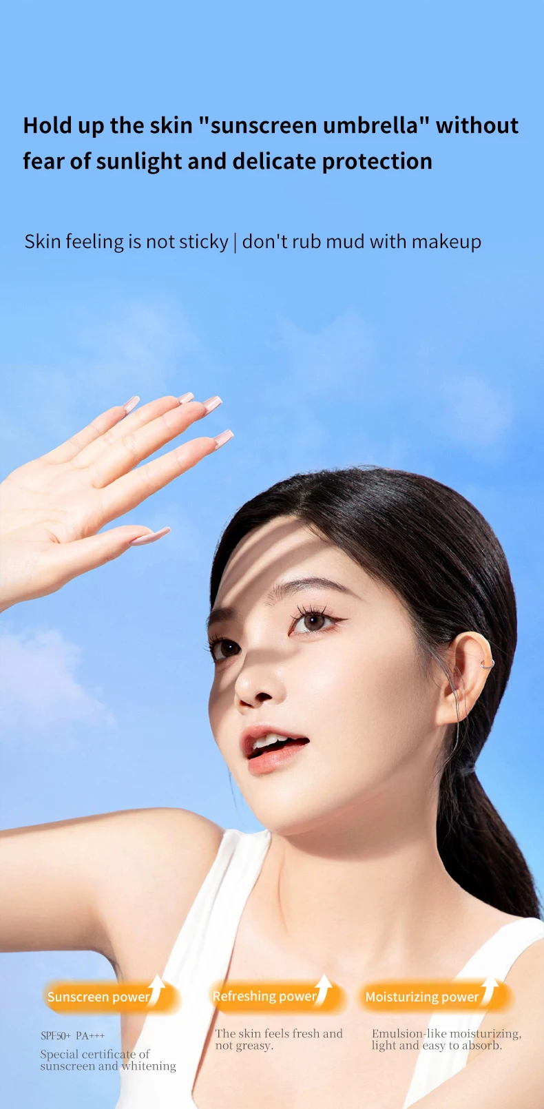 Twg Spf50+ Pa+++ Sunblock Face Cream And Lotion Natural Waterproof ...