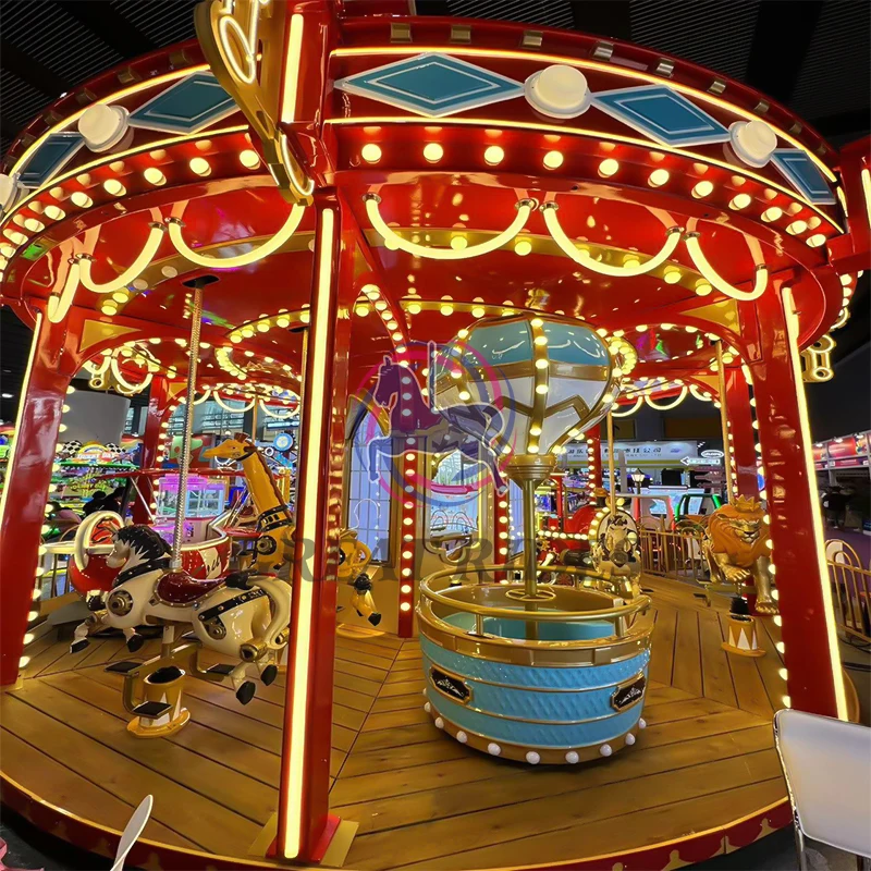 Affordable Outdoor Amusement Park Carousel Medium-sized Merry Go Round ...