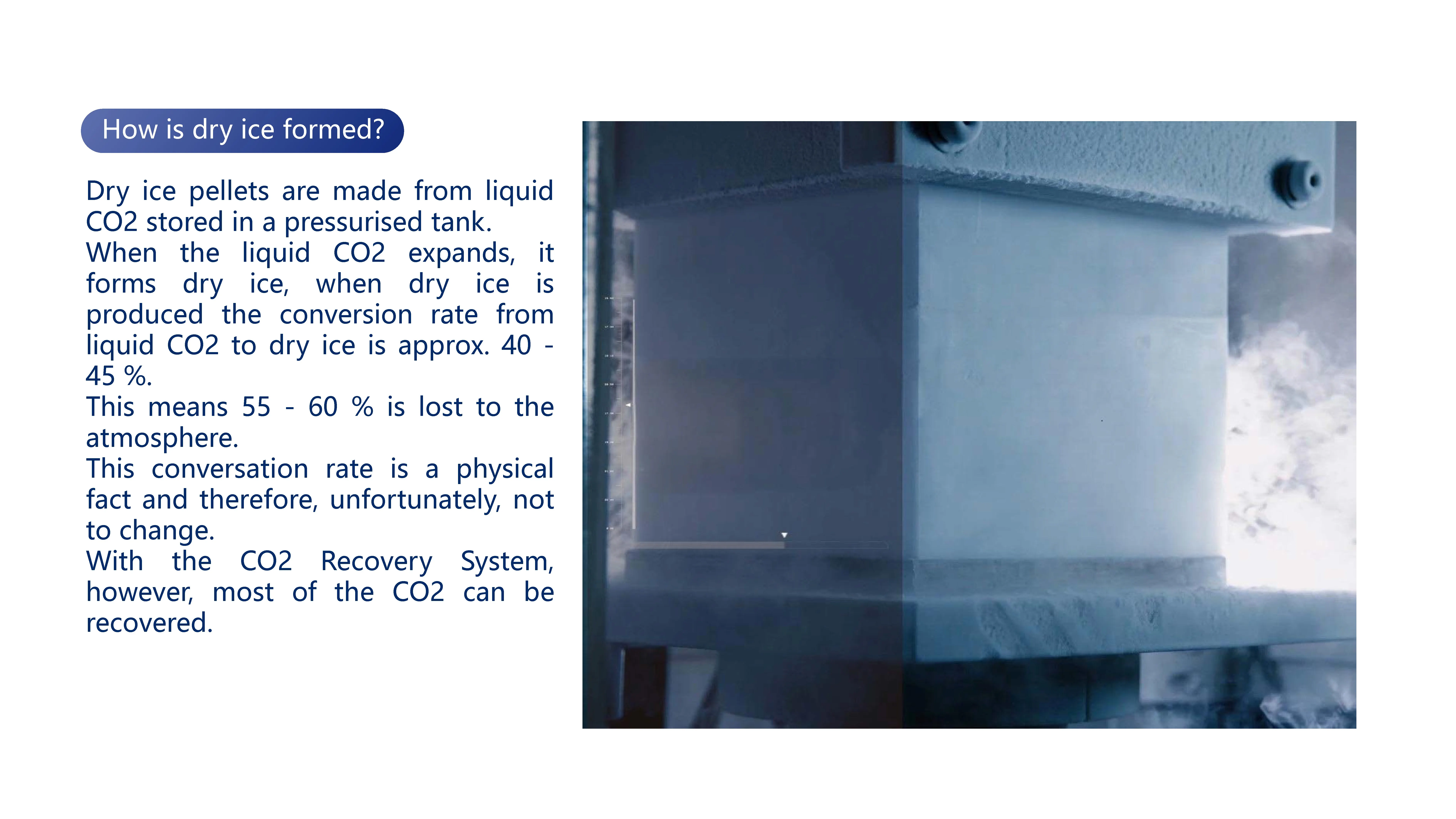 Service Equipment Carbon Dioxide CO2 Recovery System for Dry Ice ...