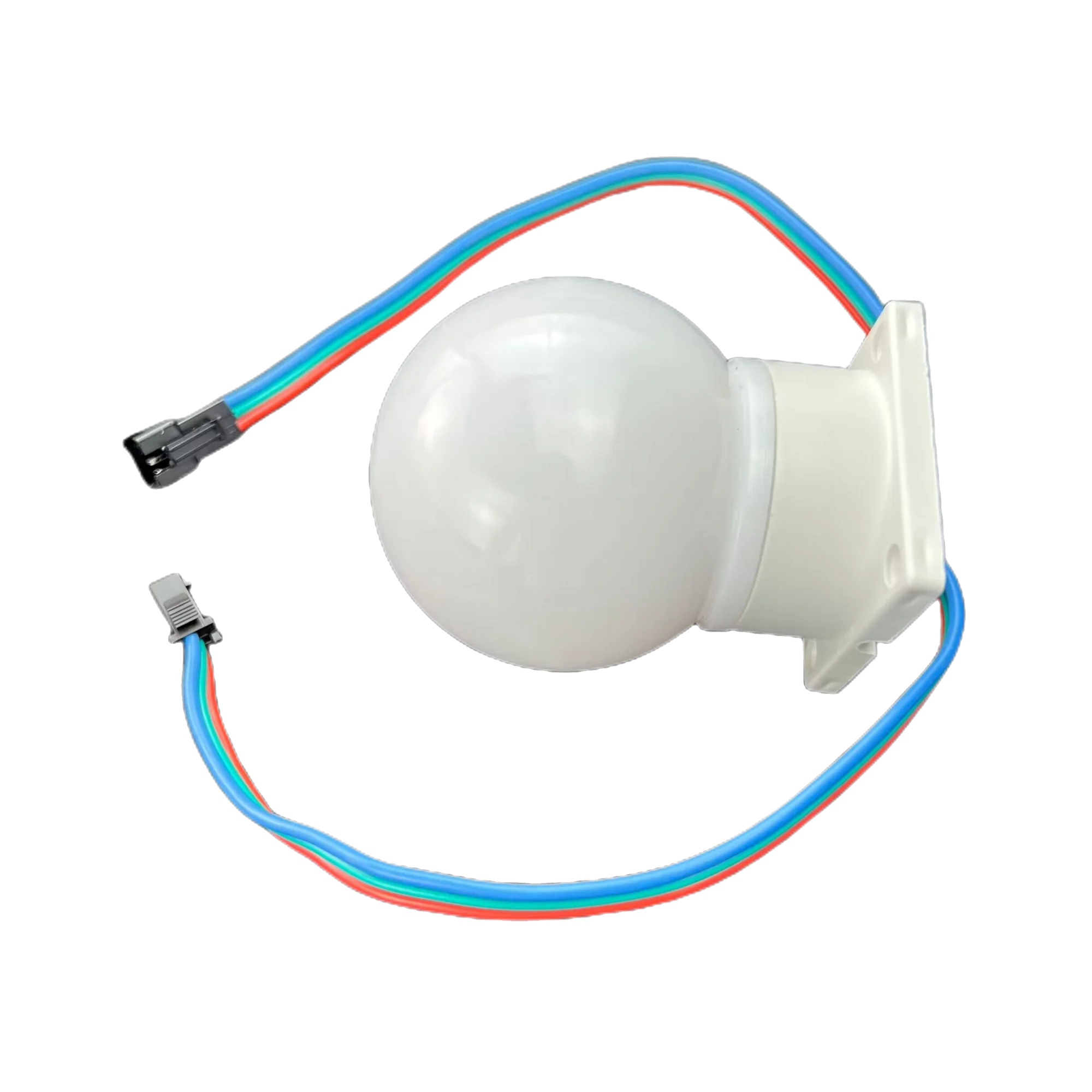 60mm Diameter WS2811 UCS2904 Globe Pixel Light;DC12V 24V;1.44W(6 LEDs ...