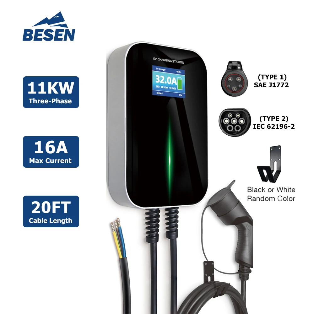 BESEN EVSE 3PHASE 11kW 16A WALL BOX CHARGING STATION for WORKPLACE CHARGING| Alibaba.com