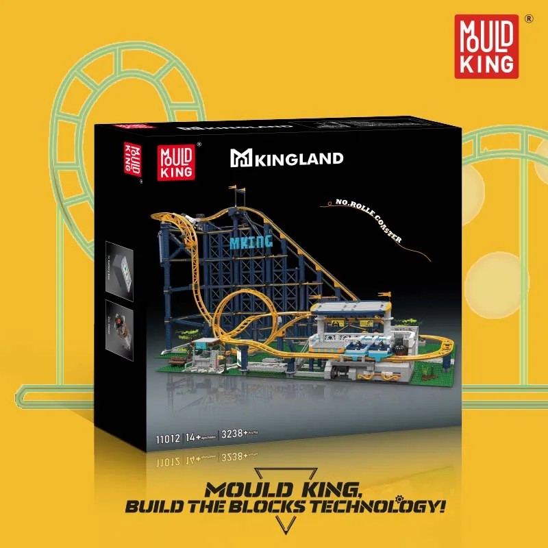 Mould King 11012 Roller Coaster Building Blocks Kits Amusement Park ...