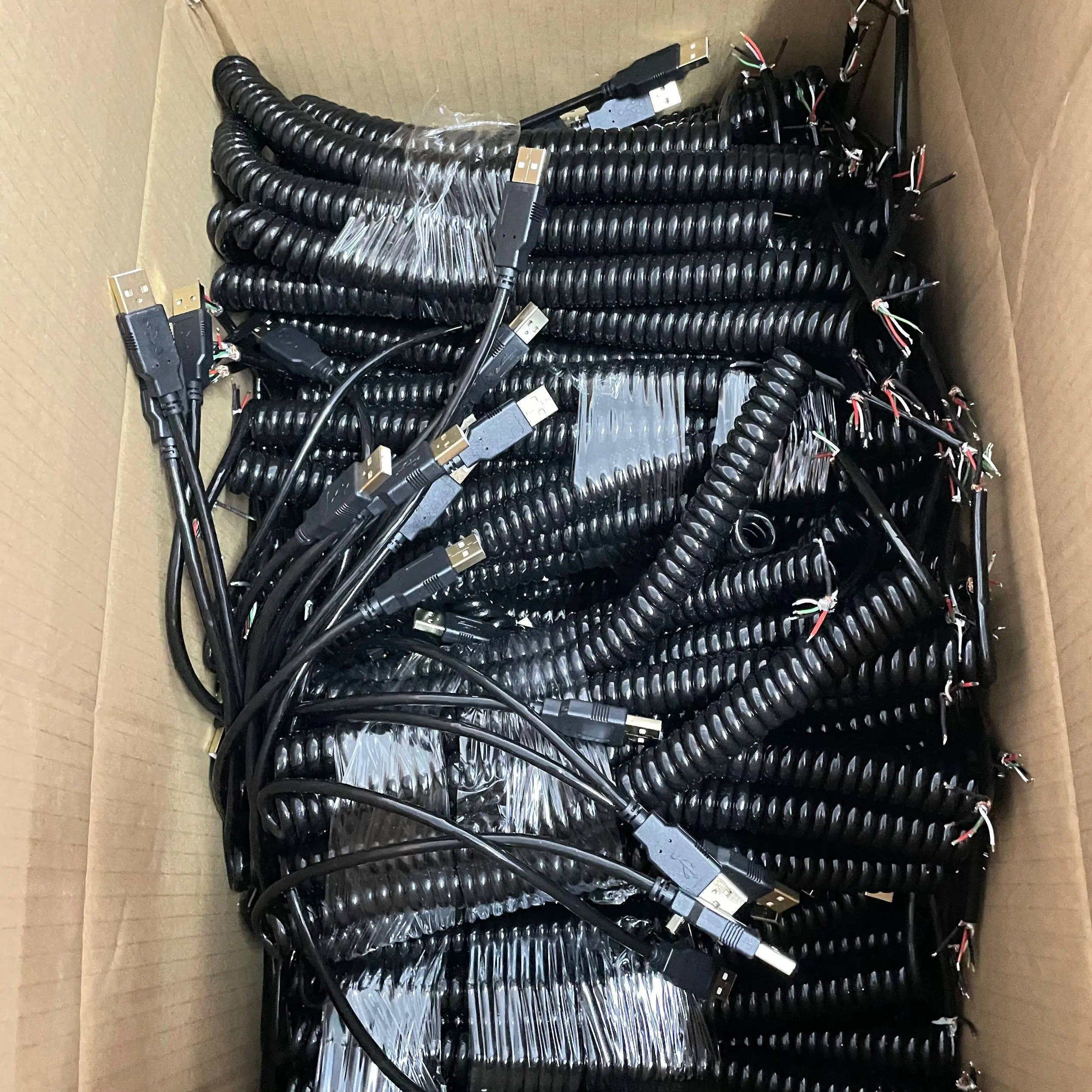 1.5m Black 90 Degree Dc 5.5*2.1mm 24v Dc Spring Power Cable - Buy 24v ...