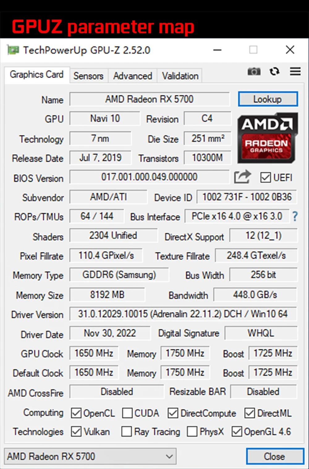 Elsa New 256bit 8gb Rx5700xt Carte Graphique Externe Ddr6 Amd Radeon Rx ...