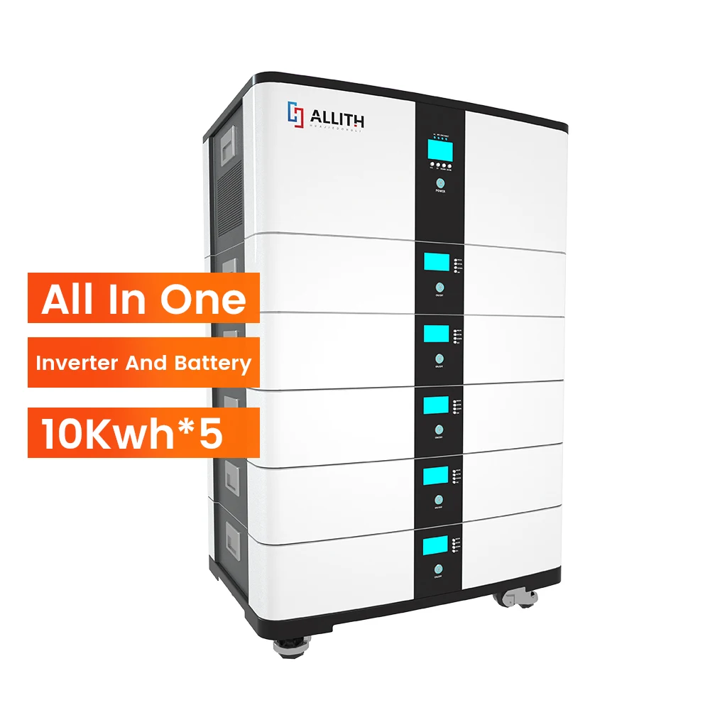 All In One Inverter And Lifepo4 Lithium Battery 48v 20kw 10kwh Stacked ...