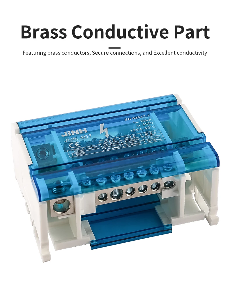Screw Connection Push in Terminal Block Power Distribution Box for ...