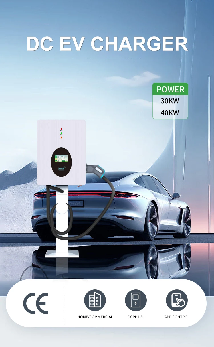 30kw 40kw Dc Fast Charging Station Evse Charger Ccs Electric Vehicle Car Charger Ev Charging ...