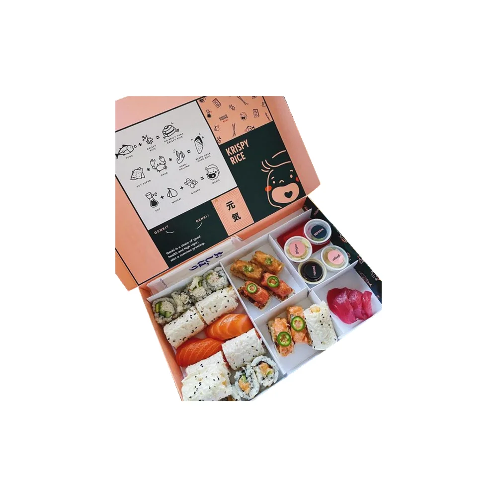 Sushi Packaging Box - Take Away Sushi Box with Custom Size