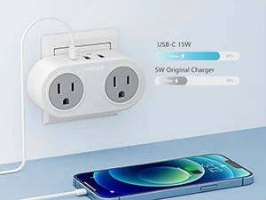 Vintar Us To Italy Power Adapter Type L Italy Travel Plug Adapter With ...