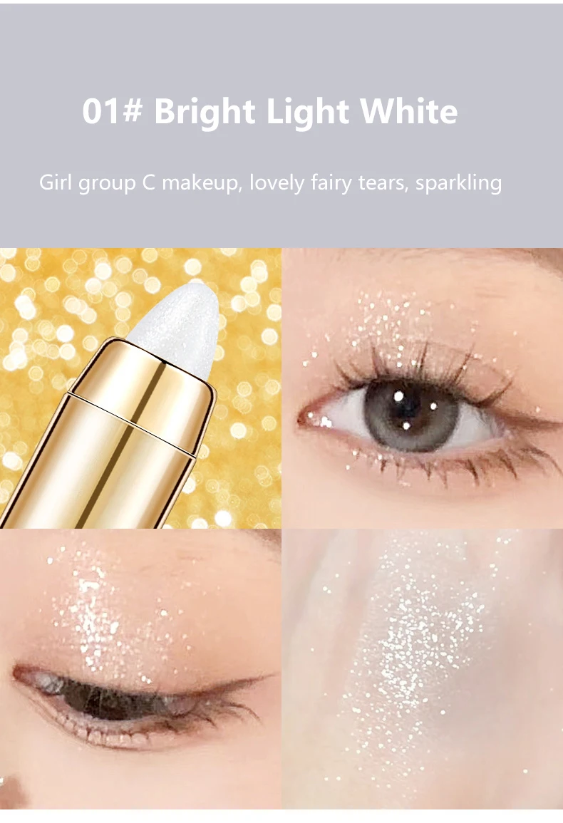 High Quality Waterproof Long Lasting Highlighter Eyeshadow Pen Glitter ...