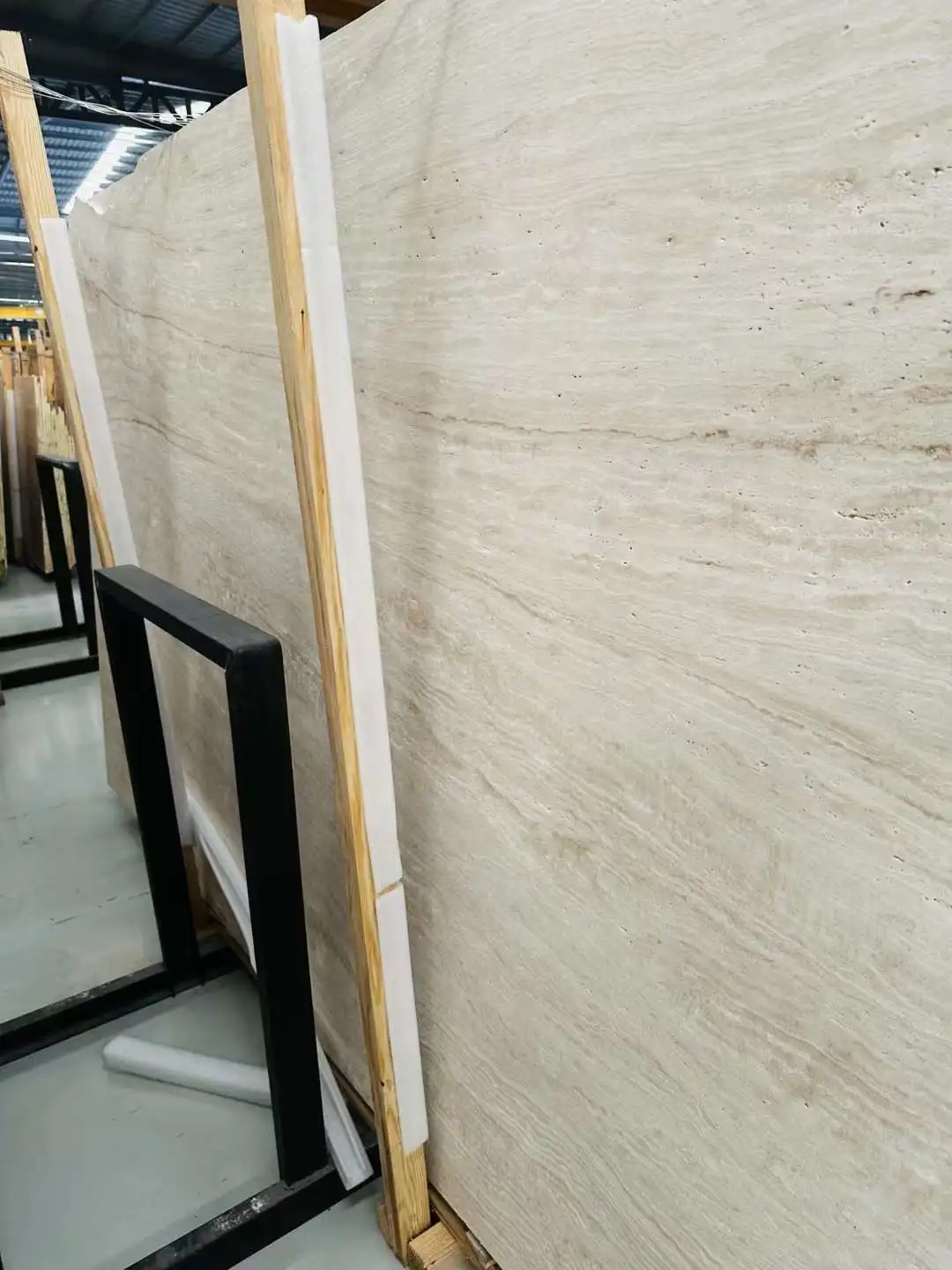 Travertine Flutes White Travertine Fluted Design for Table and Bathroom ...