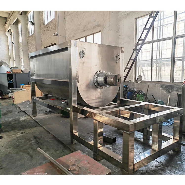 Large 10 Tons Horizontal Mixer For Kitchen Waste - Buy Feed Mixer Mixer ...