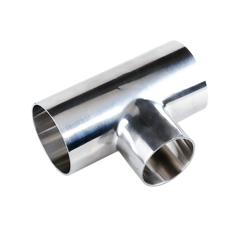 304 Stainless Steel Reducing Welding Sanitary T-type Reducing Tee - Buy ...