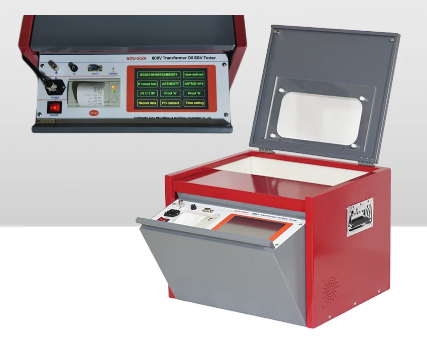 Astm D877 Transformer Oil Breakdown Voltage Bdv Tester - Buy Insulating ...