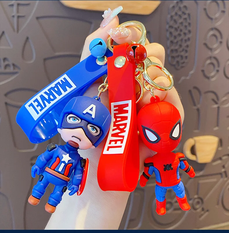 Dickmon 3D Marvel Superhero Figure Keychains - Avengers