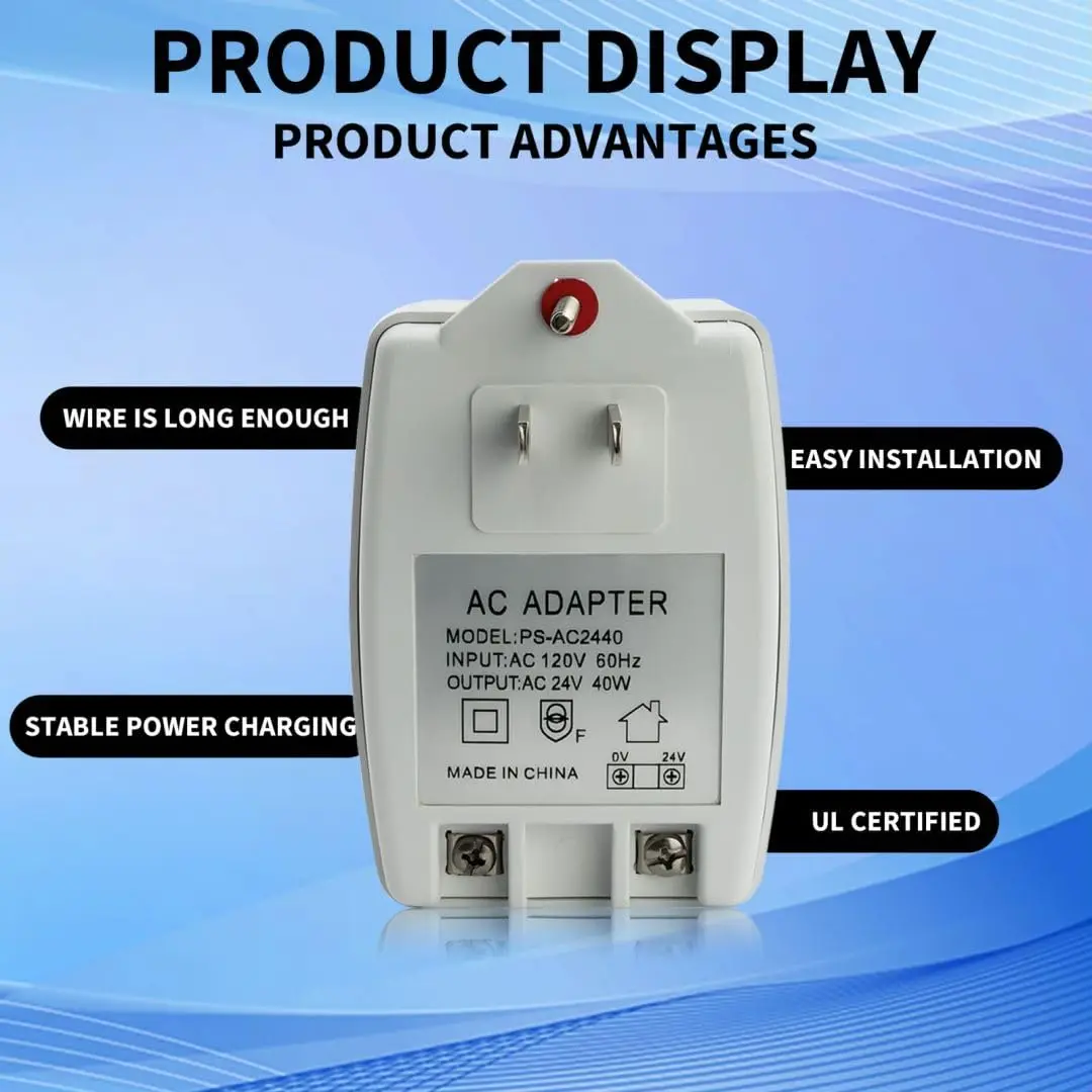 Alibaba.com: 24V 40VA plug-in transformer power supply with 110V input ...