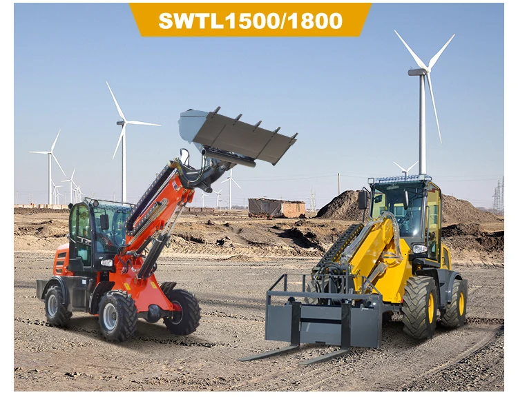 1 / 1.5 / 2 / 2.5 / 3 / 3.5 / 4 Ton Telehandler Telescopic Boom ...