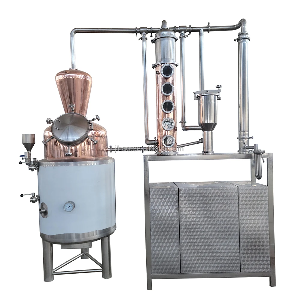 Copper Material 200L Vodka Distillation Equipment GHO Brand 3-Year ...