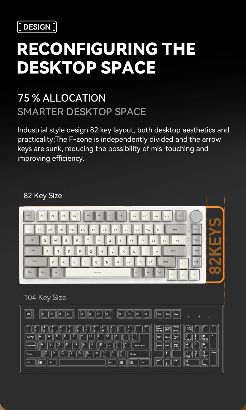 Attack Shark K85 Esports Magnetic Axis Mechanical Keyboard