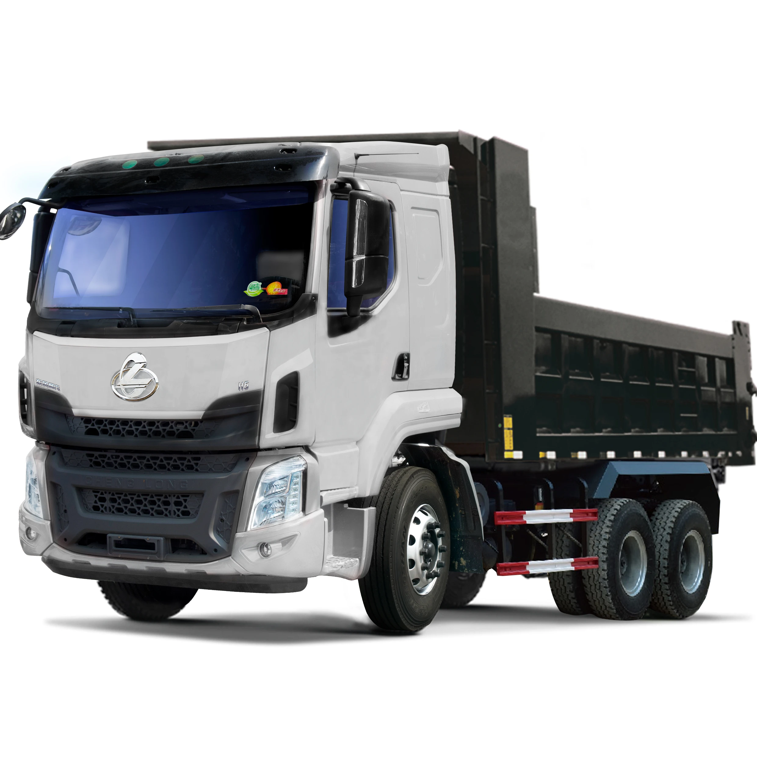 Chenglong 6x4 6 Wheel Rhd Dump Truck Tarp Motor 24v Self-discharging ...
