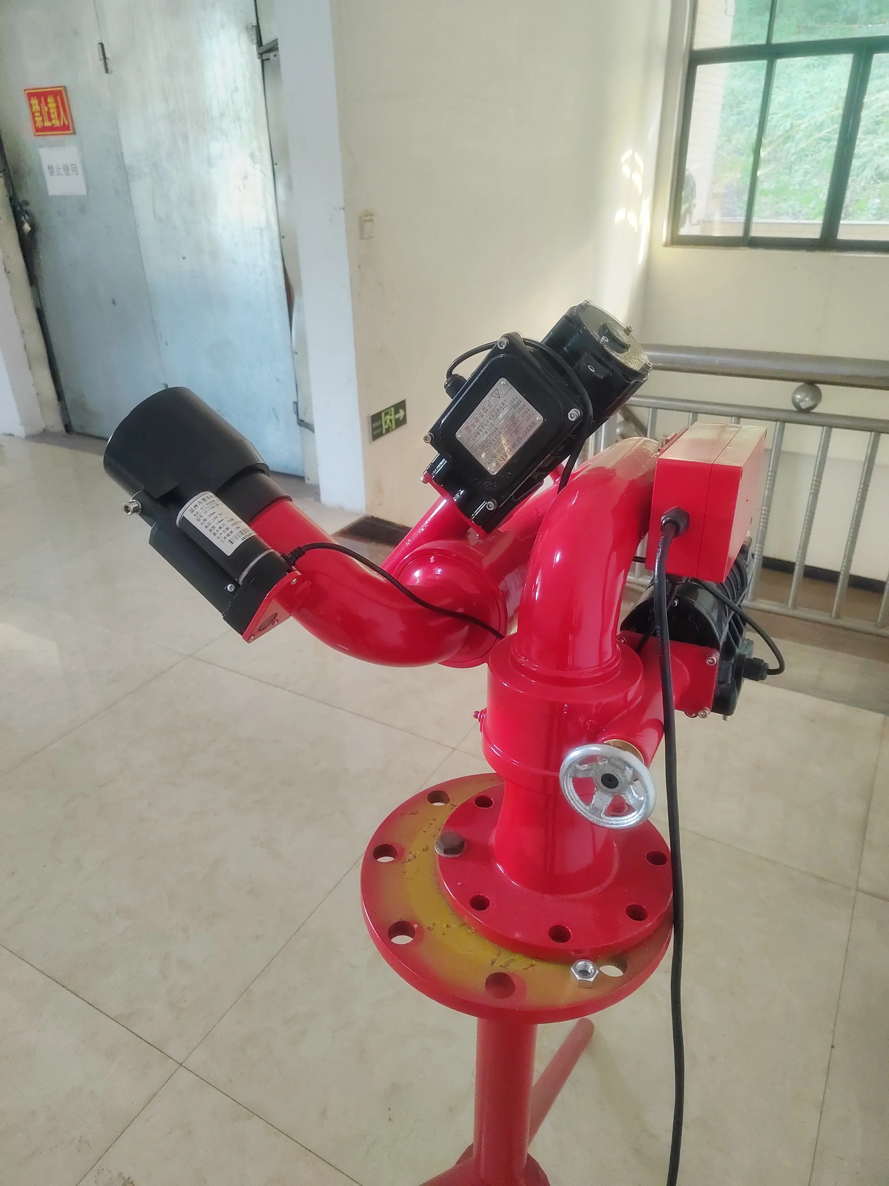 Ca Fire Fighting Electric Remote Fire Monitor Stainless Steel Water ...