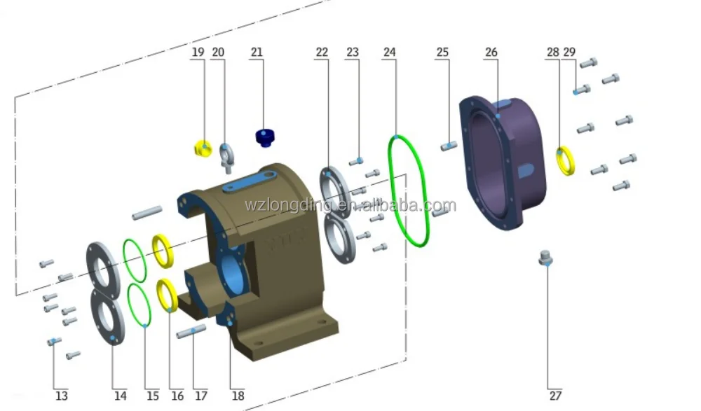Stainless Steel Sanitary Rotor Pump - High Viscosity Liquid Transfer