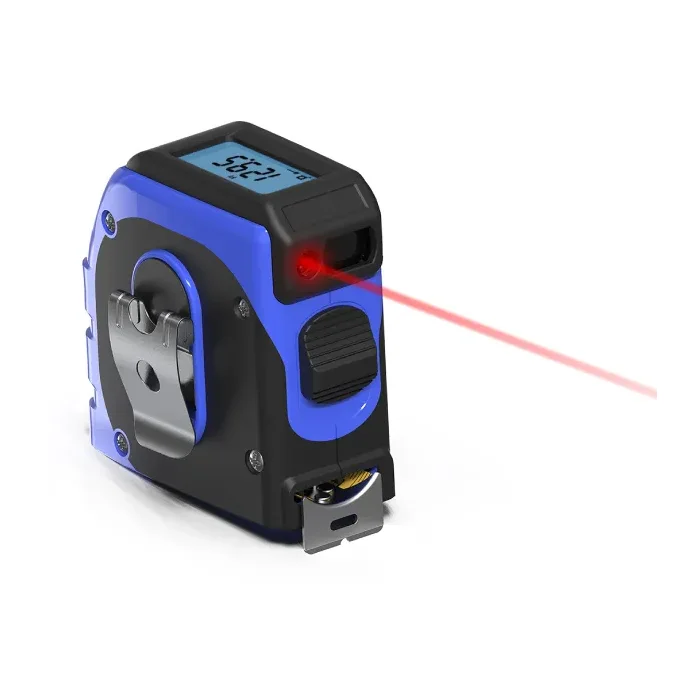 Rechargeable Digital Smart Ruler 2-in-1 Led Digital Display Laser ...