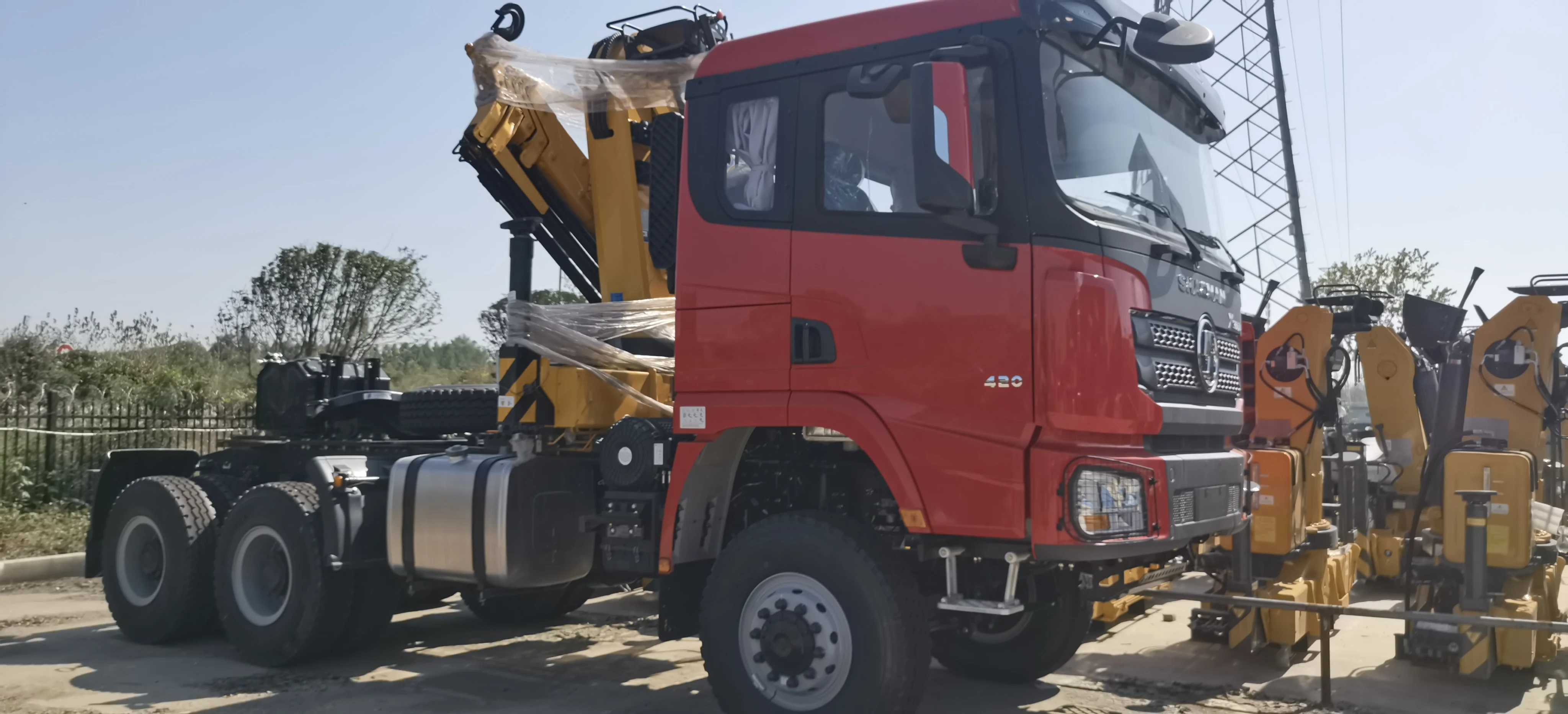 Shacman X3000 F3000 6x4 6x6 Tractor Truck With Crane Tractor Head ...