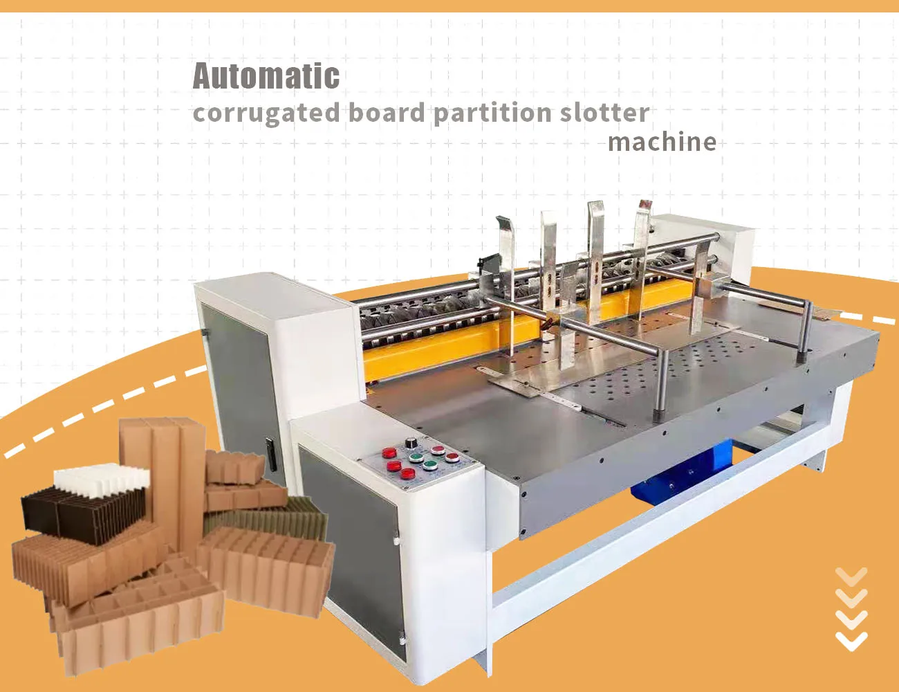 Automatic Corrugated Paper Board Divider Partition Slotting For Box ...