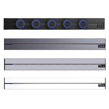 Aluminum Wall Track Socket Embedded Orbital Eu Movable Modular Power ...