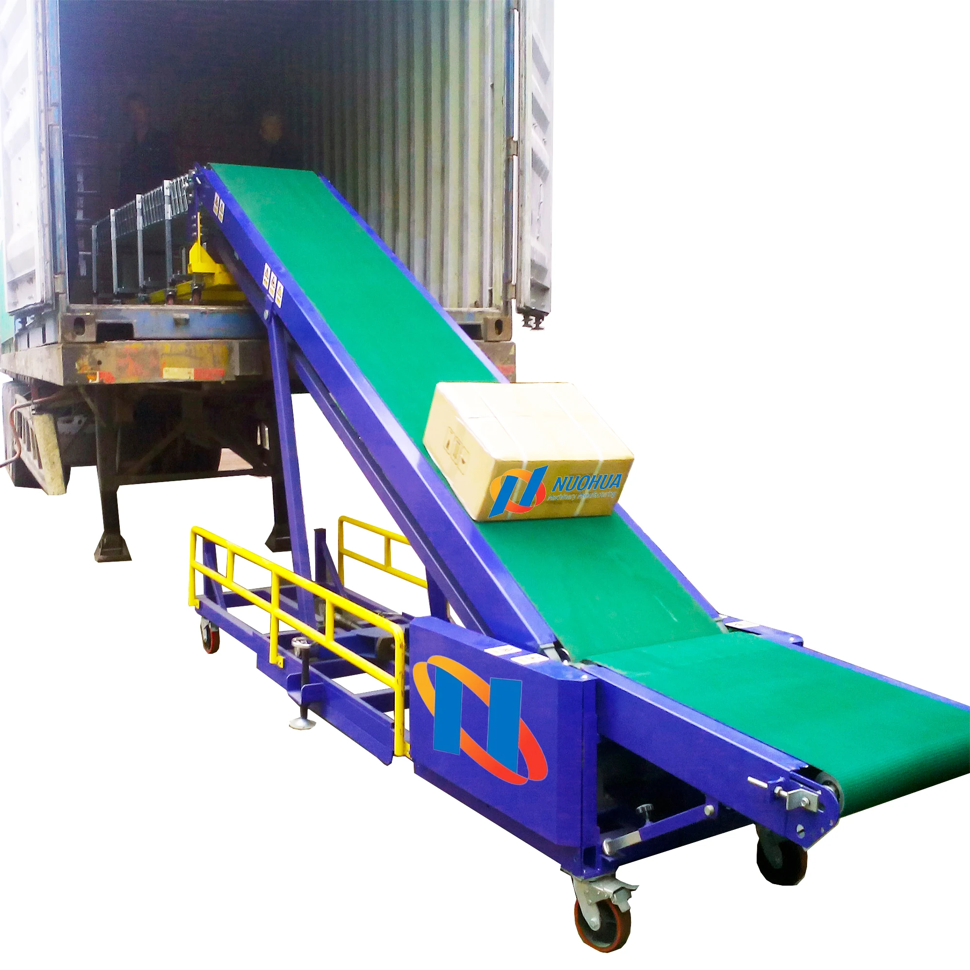 Truck Container Vehicle Loading Belt Conveyor Expandable