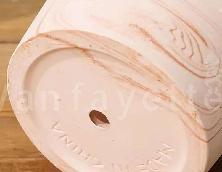 8 Inch Macchiato Pottery Flower Pot With Saucer Buy Terracotta Pots ...